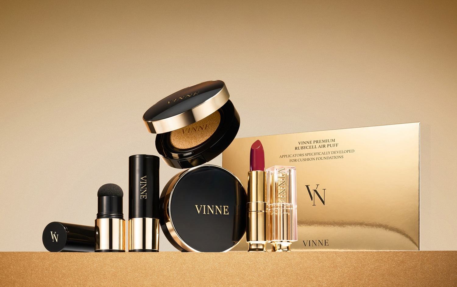 VINNE K-Beauty: Cushion Foundation, Hair Cushion & Lip Balms